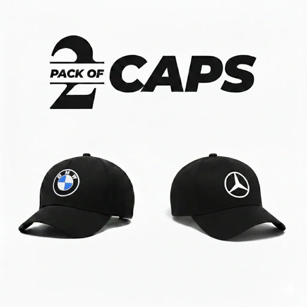 Bmw and Mercedes Pack of 2 Caps – Zainab Market